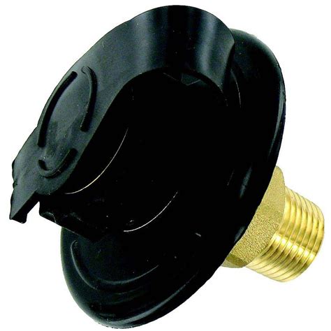 Shop For Valterra Valterra Flush Mount Mpt Plastic Flange Brass Check Valve Rv Water Inlet