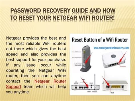 Ppt Password Recovery Guide And How To Reset Your Netgear Wifi Router
