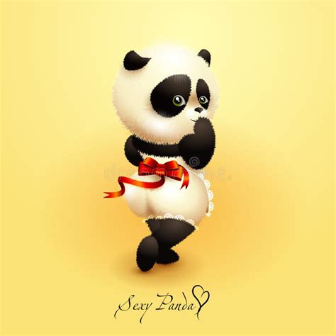 Panda Stock Illustration Illustration Of Yellow Cartoon 42287537