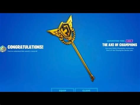How To Get The FNCS Pickaxe For Free YouTube