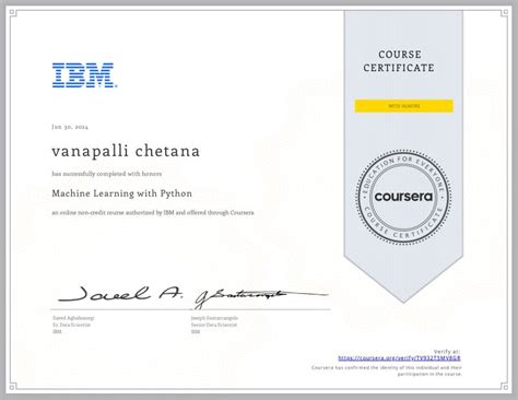 Vanapalli Chetana On Linkedin Im Happy To Share That Ive Obtained A