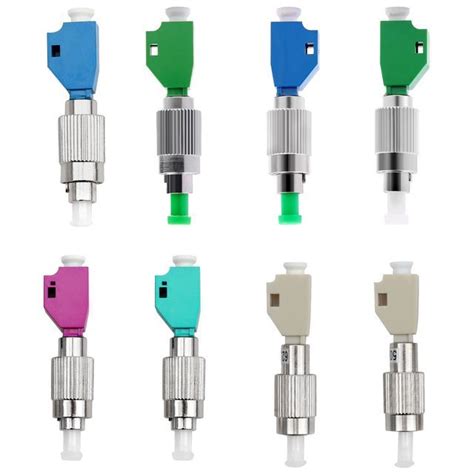 FC Male To LC Female UPC APC OM3 OM4 Single Mode Adapters Multimode Flange Connectors Fiber