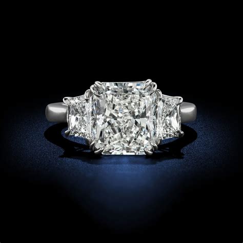 442 Carat G Vs1 Radiant Diamond Ring Rosenberg Diamonds And Co