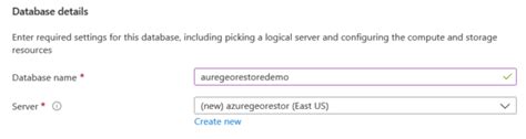 Exploring Azure Sql Database Geo Restore