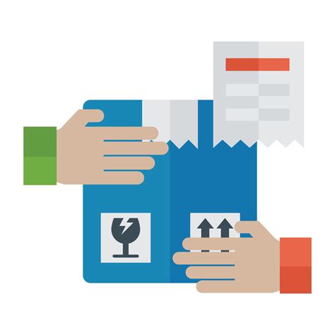 Trendy Parcel Handling 15035618 Vector Art At Vecteezy