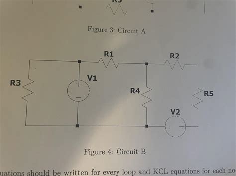 Solved Please Solve For Kcl And Kvl When All Resistor Values