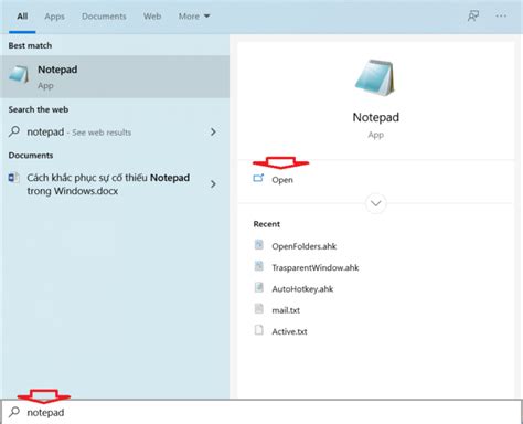 Cách Xử Lý Lỗi Notepad Lỗi Không Tìm Thấy Công Cụ Notepad Windows 10