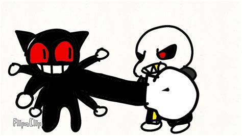 카툰캣vs샌즈 3 펠샌즈 Youtube