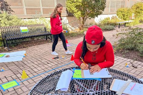 Forensic Science Class Transforms Courtyard Into Mock Crime Scene
