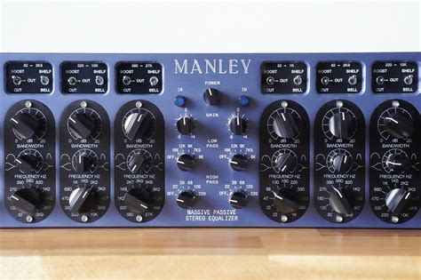 Manley Massive Passive Stereo Tube Eq Use Review Computer Music Driver