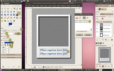 Ubuntu Digest Polaroid Frame Effect Using GIMP Update
