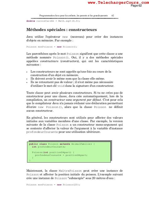 cours java debutant pdf