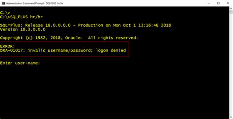 How To Connect With Sample Schema Hr In Oracle Database 18c Rebellionrider