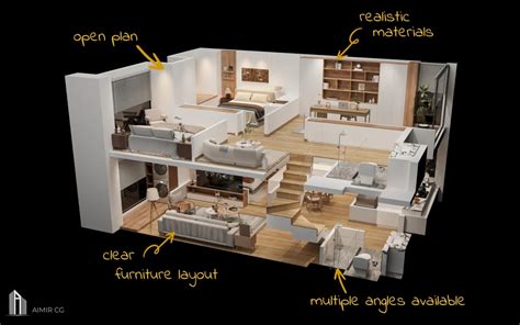 Interior Rendering Of Home Simple Digital Rendering Techniques With
