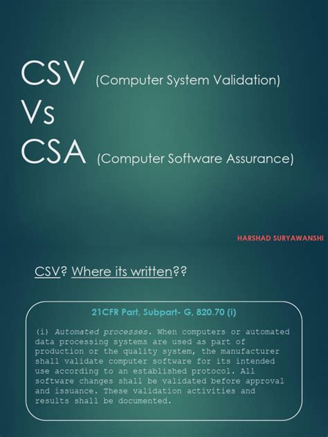 Computer System Validation Pdf Verification And Validation Computing