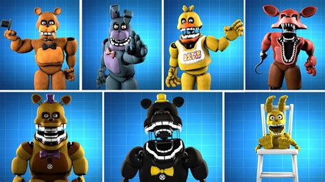 Fnaf Ar Unnightmare Animatronics Workshop Animations Youtube