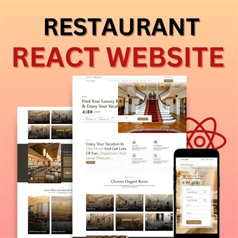 react js projects modern hotel website template — k2infocom