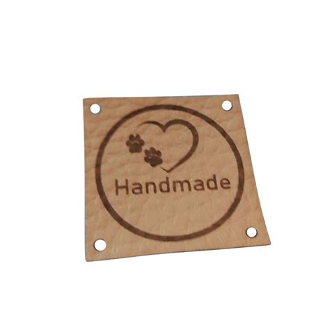 Metka Ekoskóra Handmade 30x30 Logo Napis 30szt 13255779983 Allegro Pl