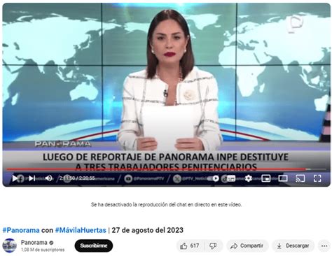Mávila Huertas No Promovió En Tv “proyecto De Inversión De Daniela Reyes”