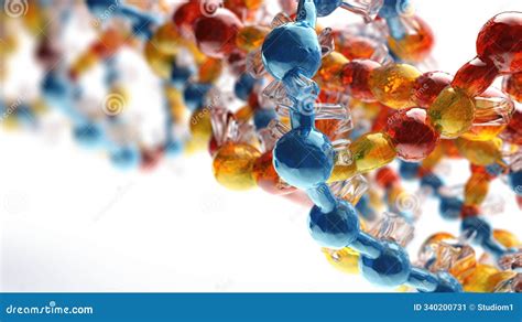 3d Complex Molecular Structure Composed Spheres And Lines Is Depicted Against Gradient