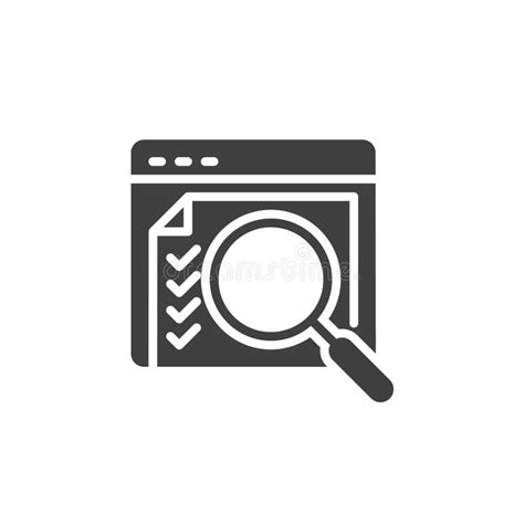 Usability Testing Vector Icon Stock Vector Illustration Of Logo