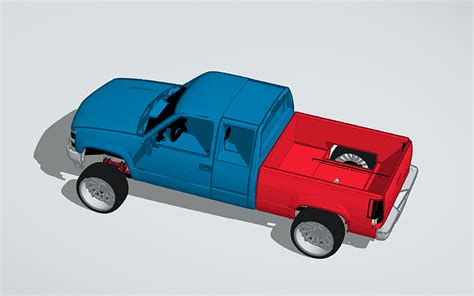 3d Design 1991 Chevy 2500 Fts Edition Squatted Tinkercad