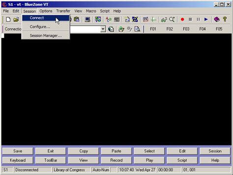 Configuring Display Session
