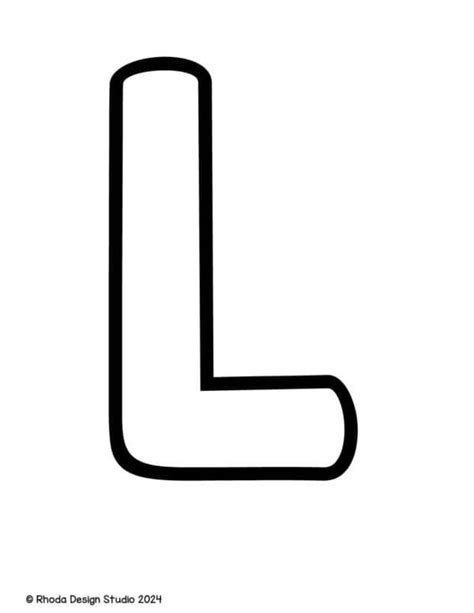 384 Printable Letter Templates For Bulletins And Alphabet Practice