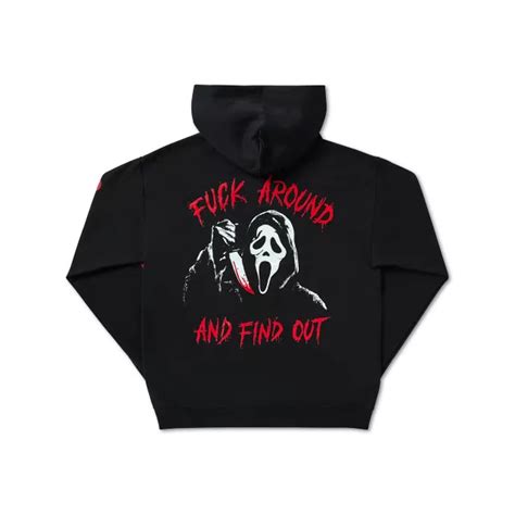 Ghost Face Fuck Round And Find Out Hoodie Spencers
