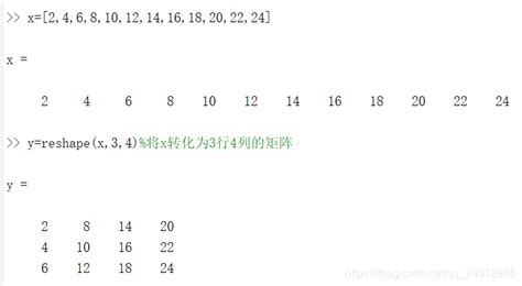 Matlab3 矩阵的引用sub2ind、ind2sub、reshape函数使用matlab中sub2ind Csdn博客