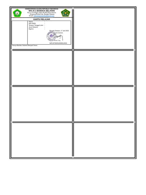 Kartu Pelajar Pdf