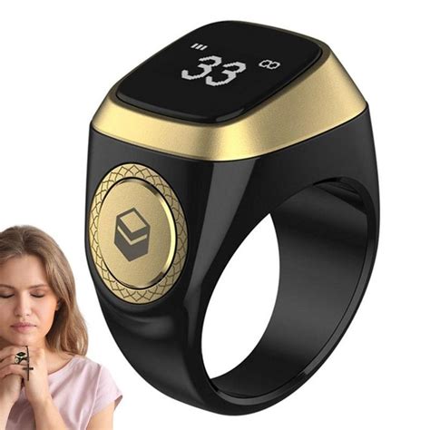 Jual Smart Tasbih Tally Counter For Muslims Zikr Ring Bluetooth