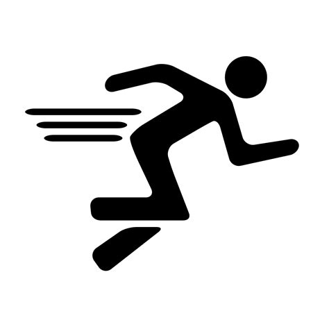 Track And Field Icon At Collection Of Track And Field