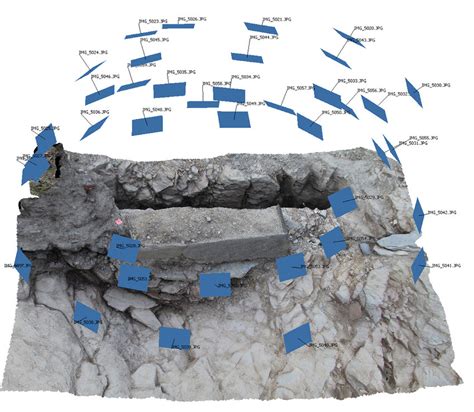 Sfm Methodology Camera Positions Are In Blue Download Scientific
