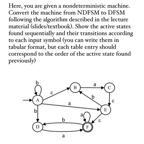 Solved Here You Are Given A Nondeterministic Machine