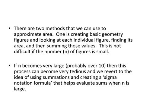 ppt approximating the area under a curve using riemann sums