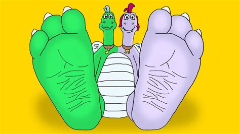 Zak And Wheezies Two Headed Dragon Feet Tease By Johnhall2019 On