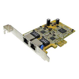 Exsys EX Dual Port Gigabit Ethernet PCI Express X Netzwerkkarte Piospartslap
