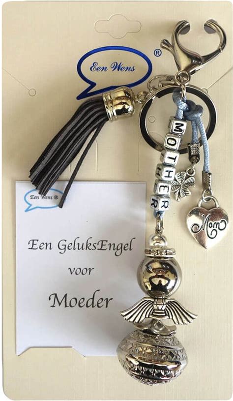 Geluksengel Voor Moeder Grijs Bol