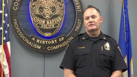 Coon Rapids Police Chief John Stahnke Resigns Minneapolimedia