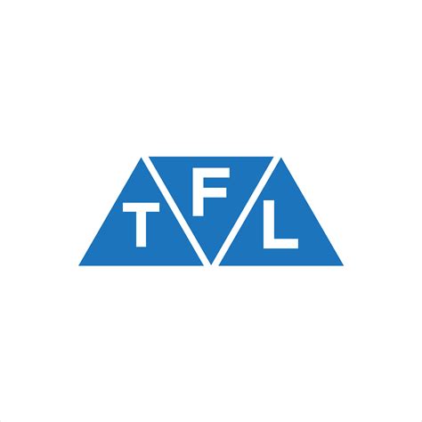 FTL Triangle Shape Logo Design On White Background FTL Creative