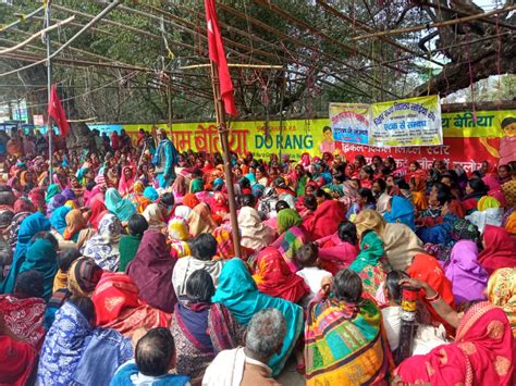 बिहार राज्य विधालय रसोईया संघ अपनी मांगो को लेकर एक दिवसीय धरना दिया।