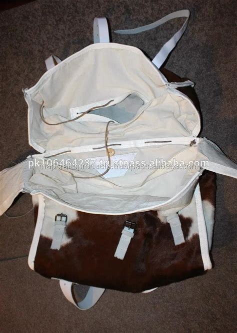 Napoleonic War Cowhide Leather Knapsack Buy Napoleonic War Cowhide