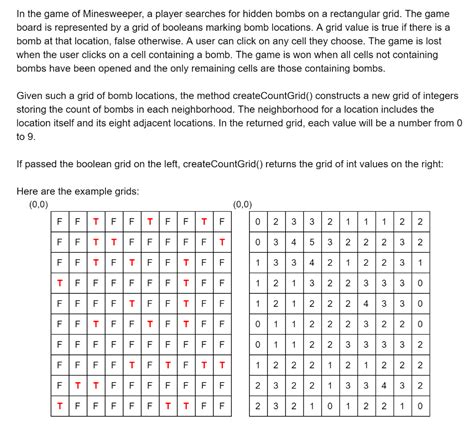Solved In The Game Of Minesweeper A Player Searches For Chegg