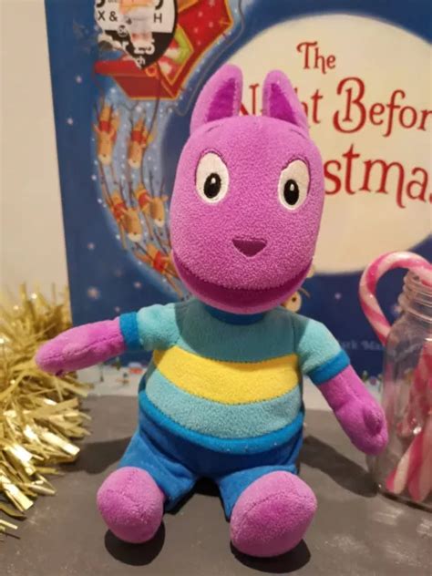 Ty Beanie Buddies Collection Backyardigans Austin Purple Plush Soft Toy