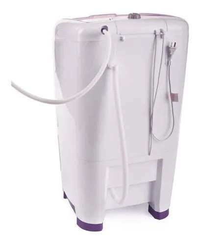 Lavarropas Semiautomático Columbia Lsc10000 Blanco Y Lila 10kg 220 v en