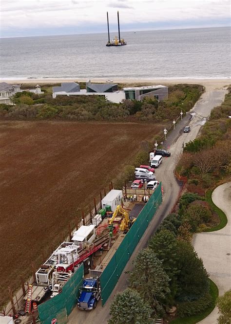 Drilling Begins For South Fork Wind East Hampton Town Trustees