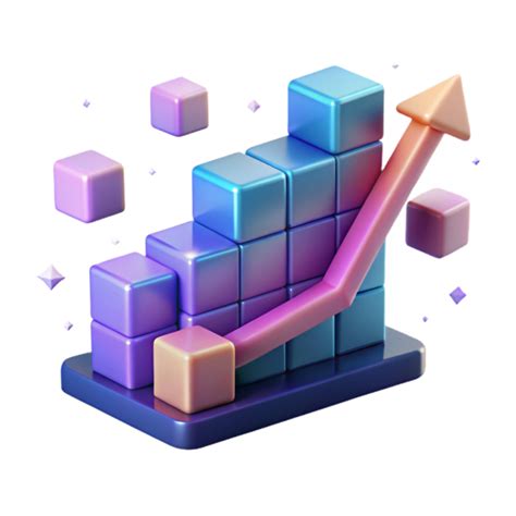 Growth Chart Data Cube Visualization Of Progress 54716611 Png