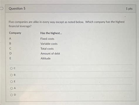 Solved Calculate The Sales To Fixed Assets Ratio Of Each