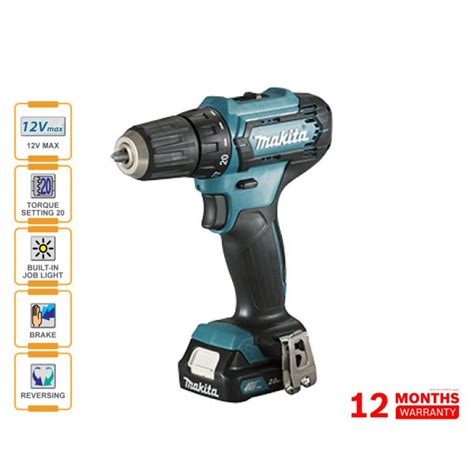 MAKITA DF333 10 mm (3/8″) 12Vmax Cordless Driver Drill – GH Hardware ...